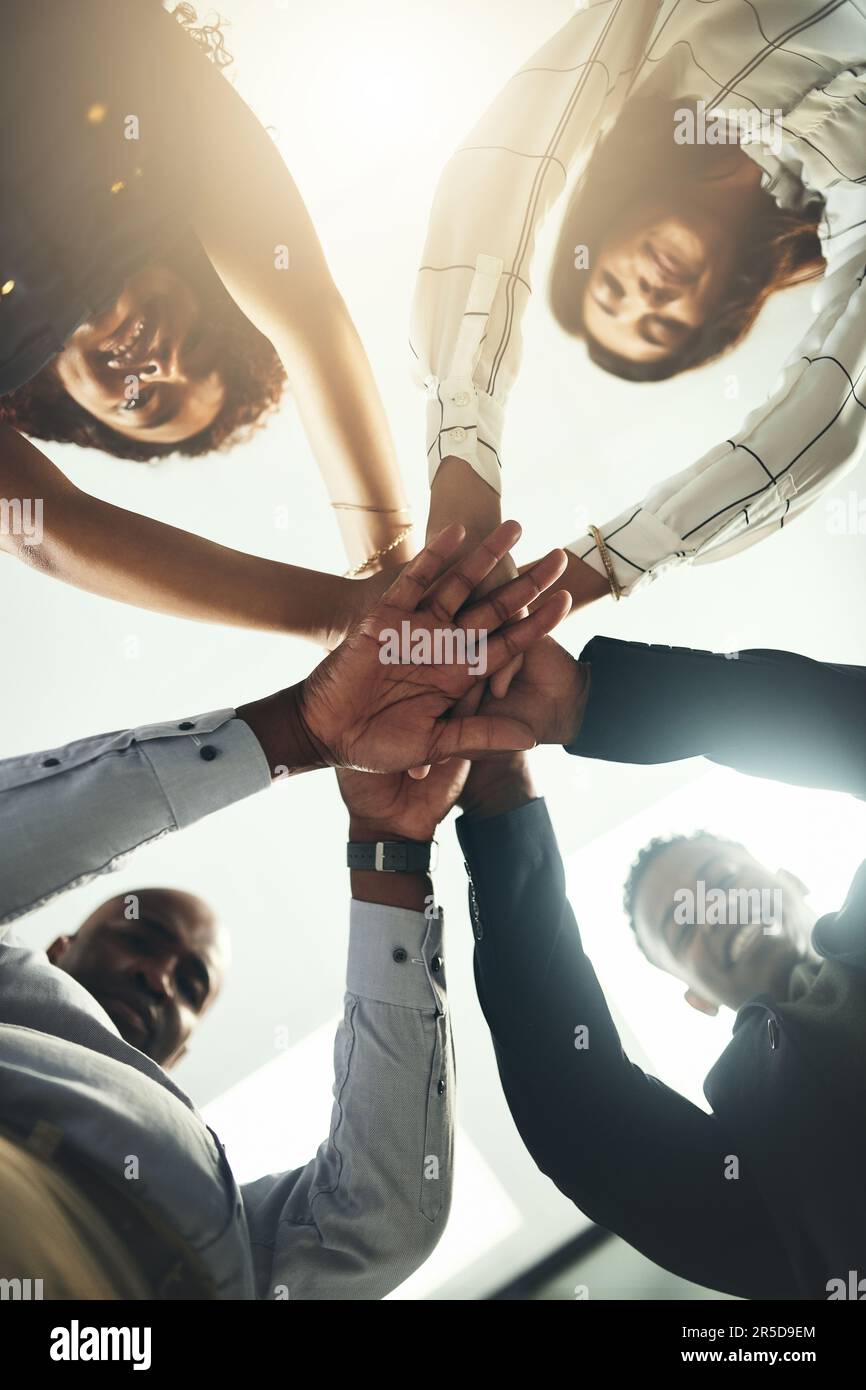 Joining and supporting each other hi-res stock photography and images ...