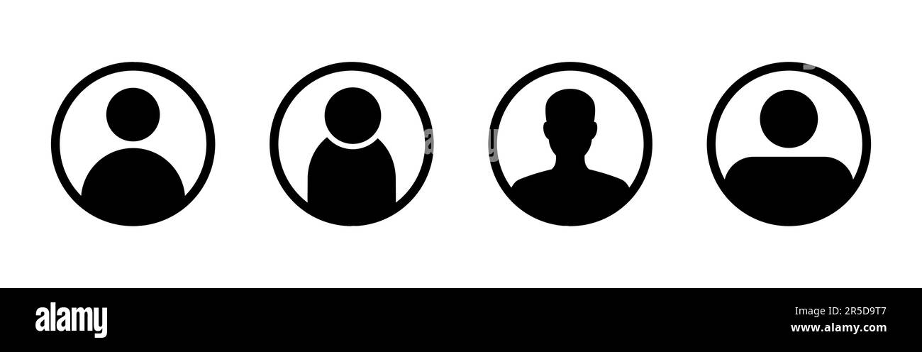 people icon set. person icon vector. User Icon vector Stock Vector ...