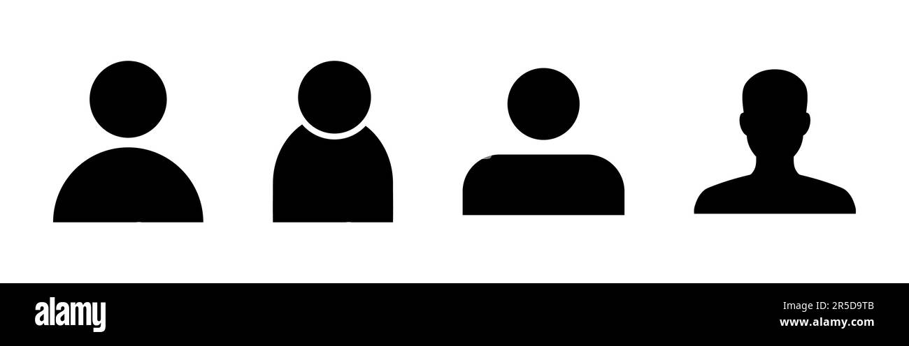 people icon set. person icon vector. User Icon vector Stock Vector ...