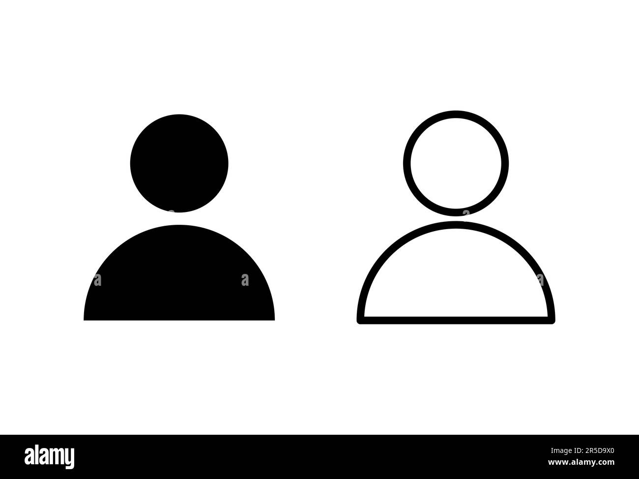 people icon set. person icon vector. User Icon vector Stock Vector ...