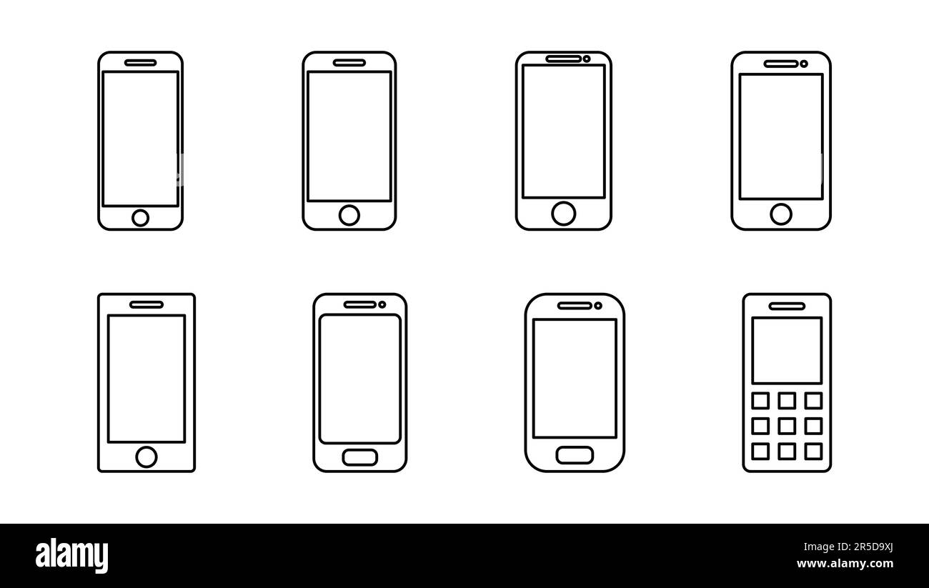 Phone icon set. Call icon vector. telephone symbol Stock Vector Image ...