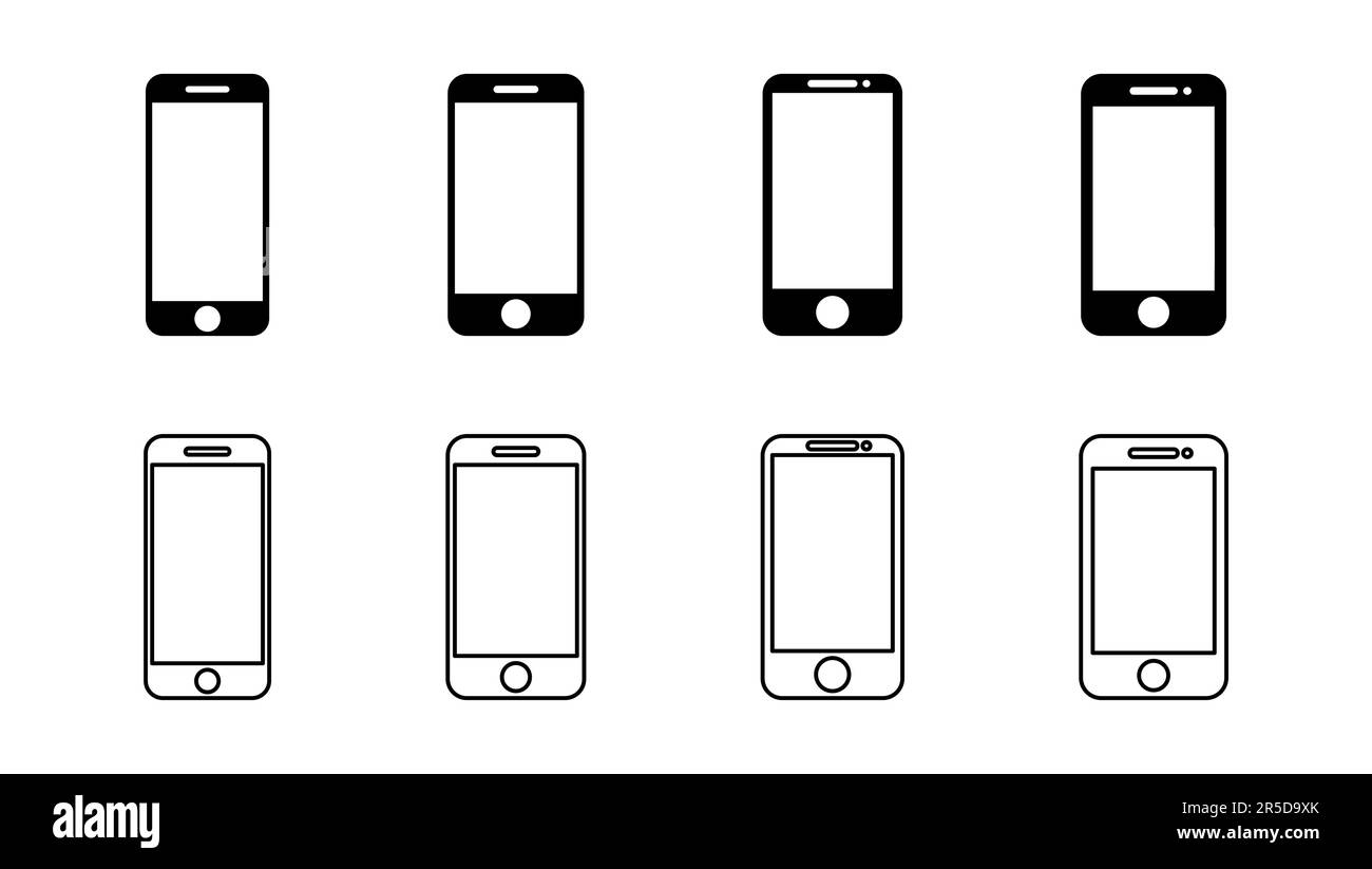 Phone icon set. Call icon vector. telephone symbol Stock Vector Image ...