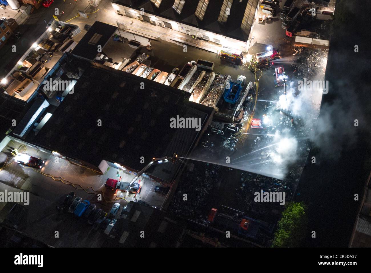 Cheston Road, Aston, Birmingham 3rd June 2023 - Aerial images of a ...