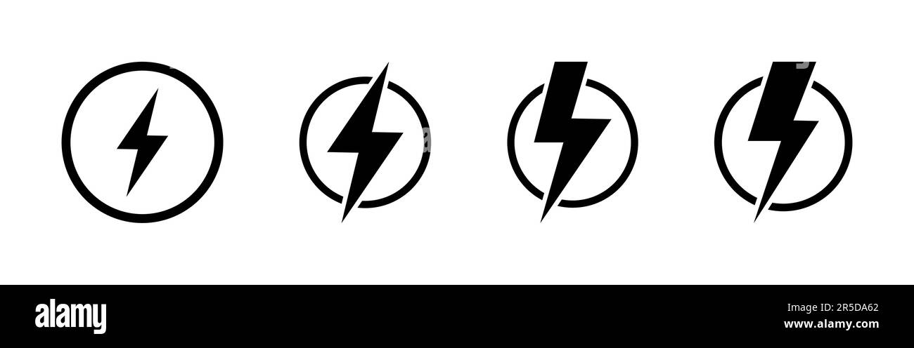 Power icon set. Power Switch Icon. Electric power Stock Vector Image ...