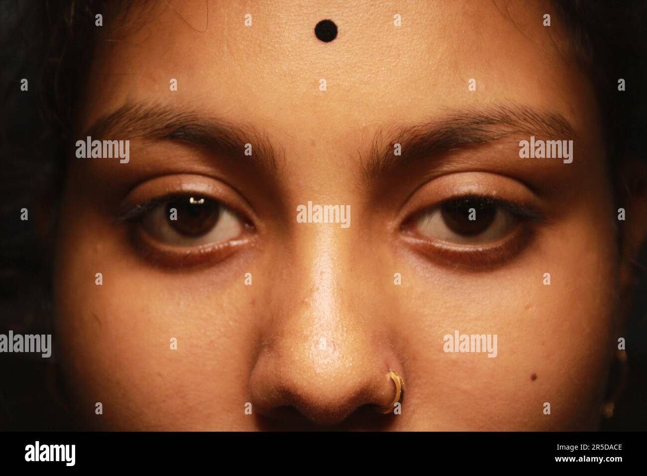 Beautiful Indian Teenage Girl eyes, close up Stock Photo - Alamy