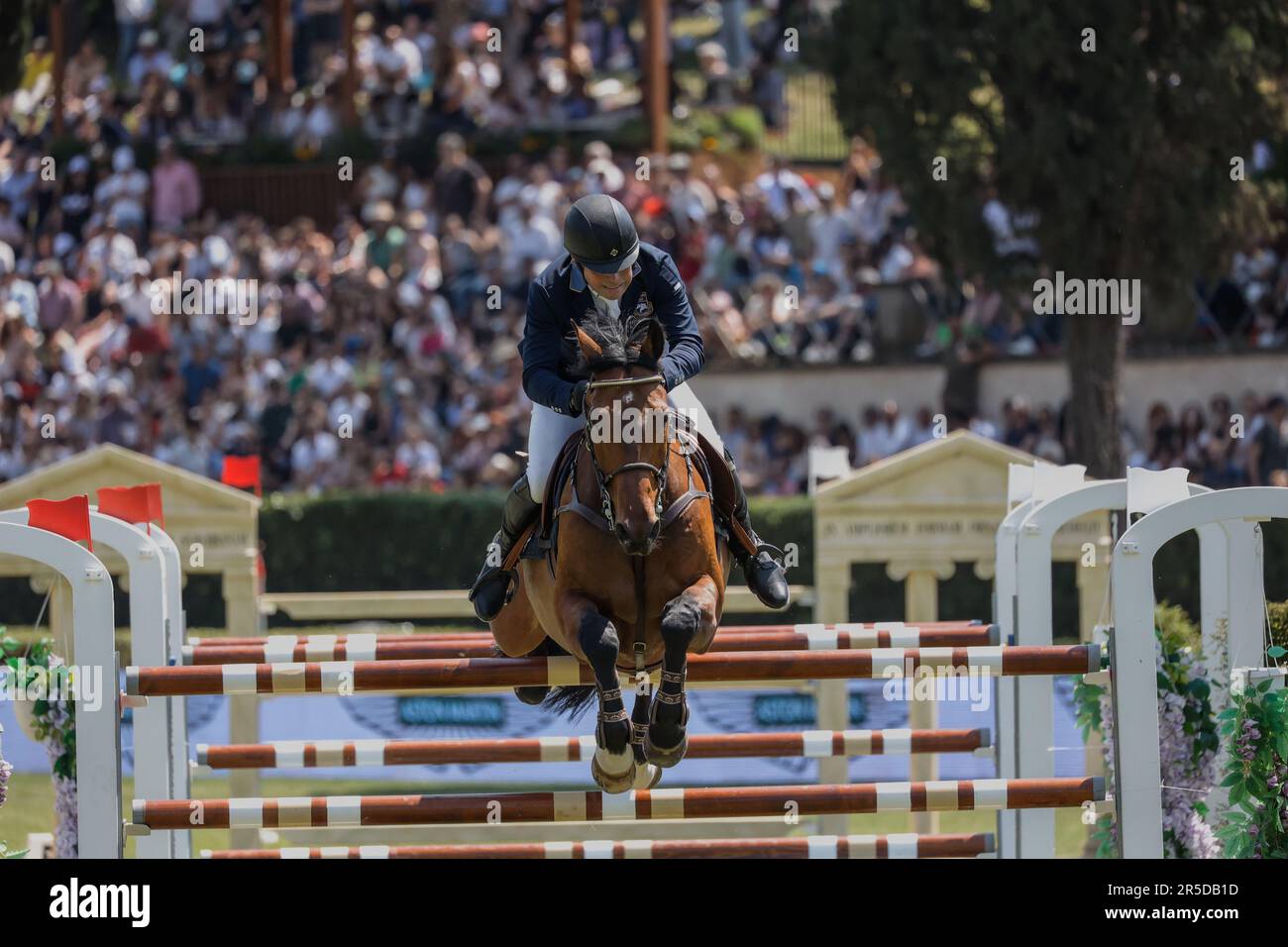 Rome, Italy - 28th May, 2023: ROME ROLEX GRAND PRIX 2023 INTERNATIONAL, Equestrian jumping ...