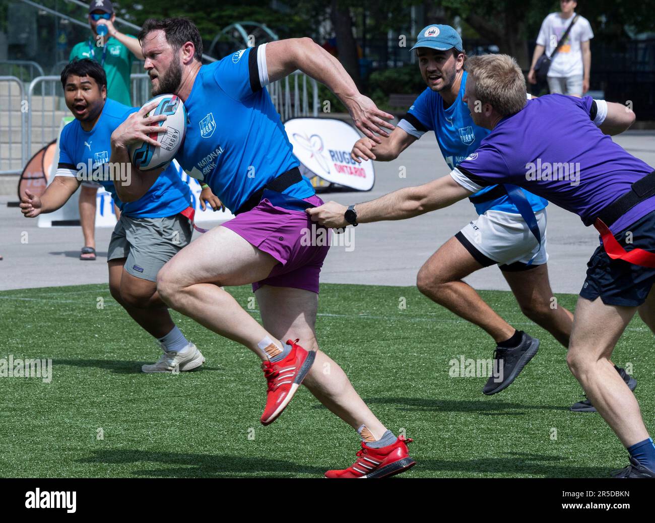 Toronto, Canada. 2nd June, 2023. Participants compete during the Rugby ...
