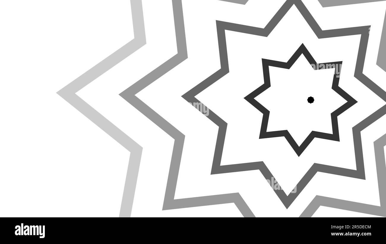 Blended pattern effect of six pointed stars. Disappearing patterns ...