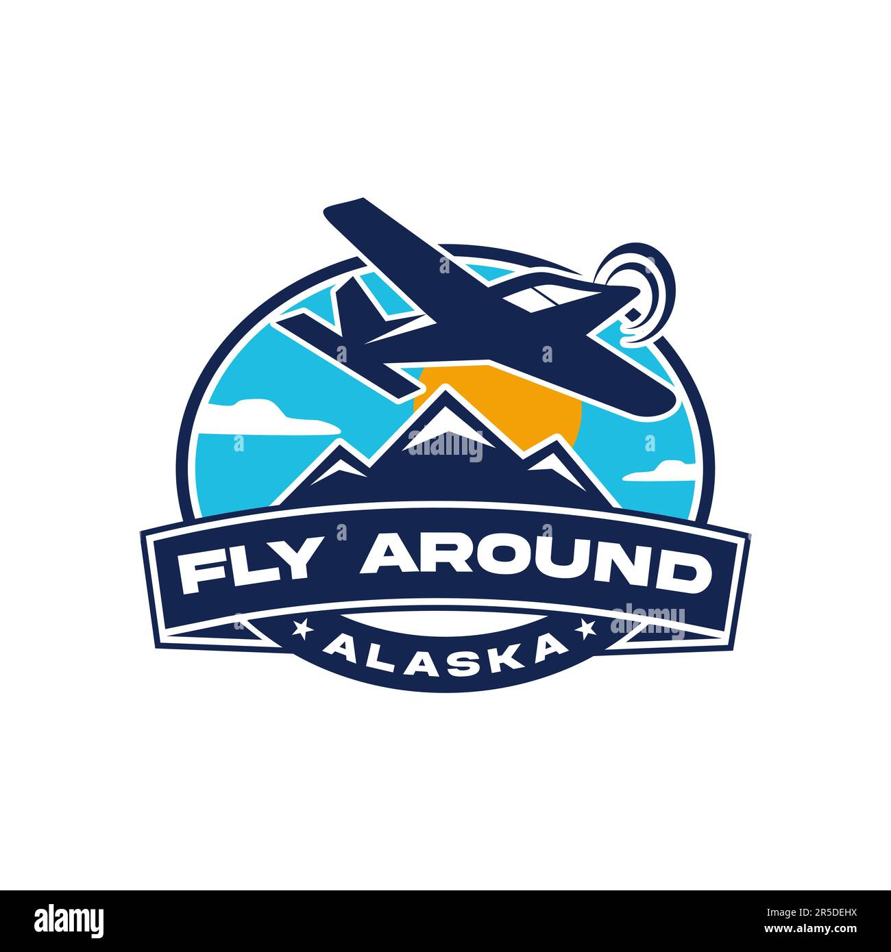 airplane fly icon letter vector logo emblem inspiration Stock Vector ...