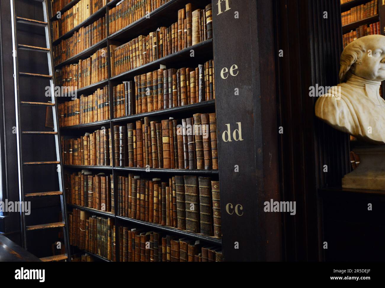 The Long Room at the Trinity College Library in Dublin, Ireland Stock ...