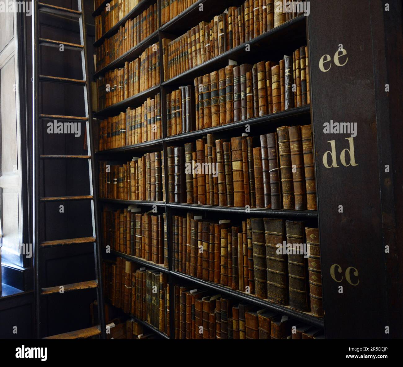 The Long Room at the Trinity College Library in Dublin, Ireland Stock ...