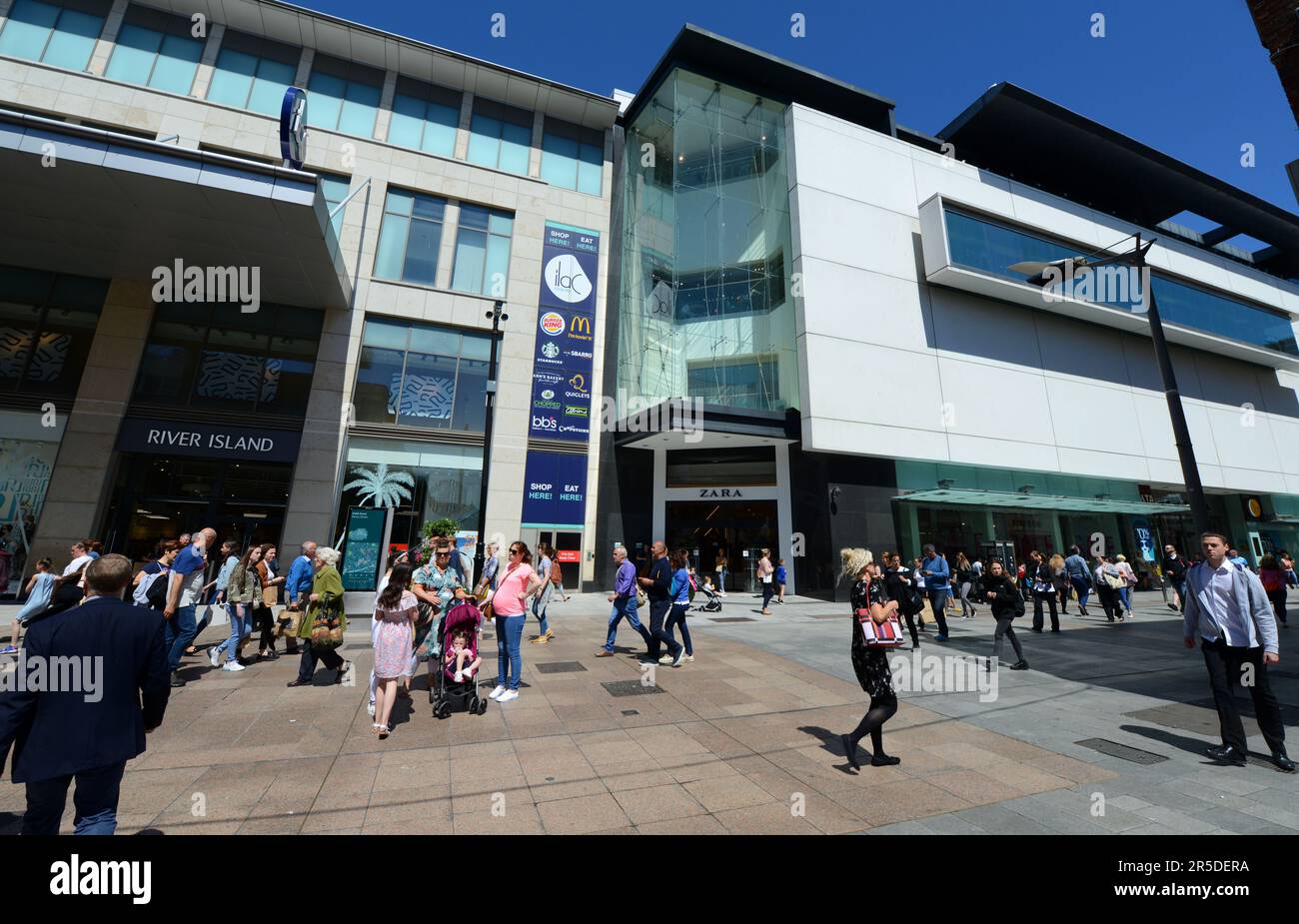 The Central Mall at Ilac center on Henry street in Dublin, Ireland ...