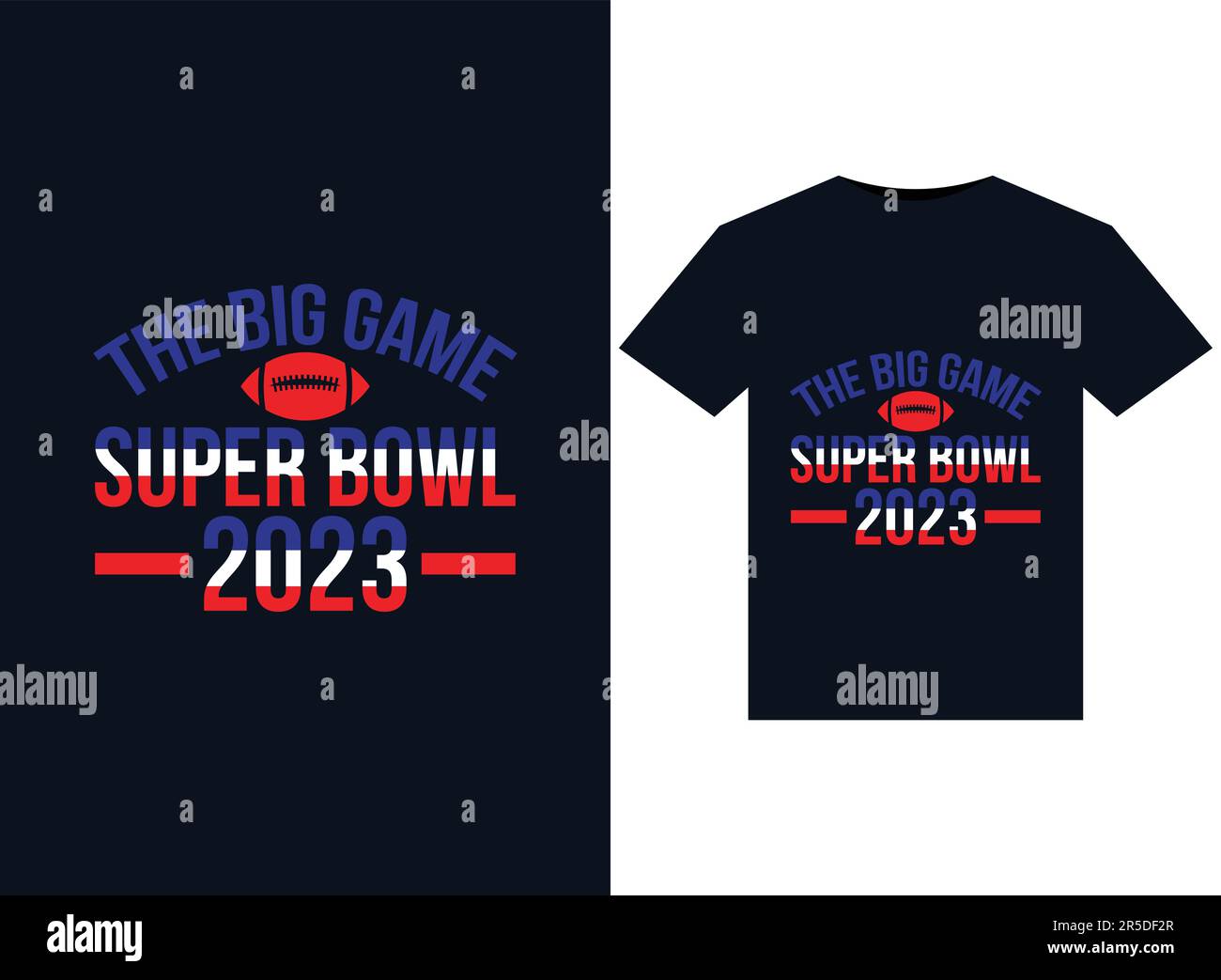 the big game Super Bowl 2023 illustrations for print-ready T-Shirts ...