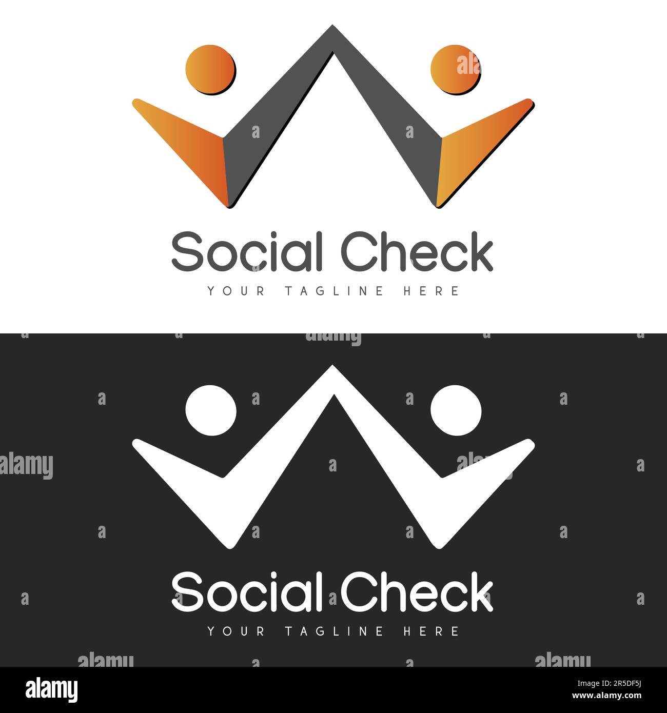 Check mark logo hi-res stock photography and images - Alamy