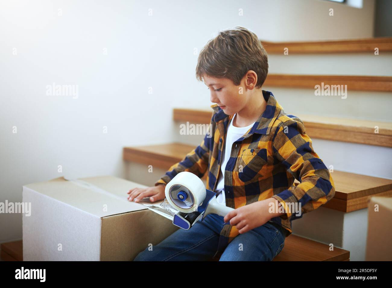 Moving house today and Im here to help pack. an adorable little boy ...