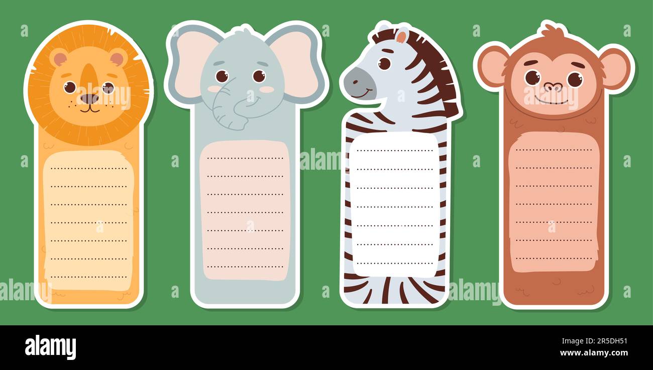 Children bookmarks Stock Vector Images - Alamy