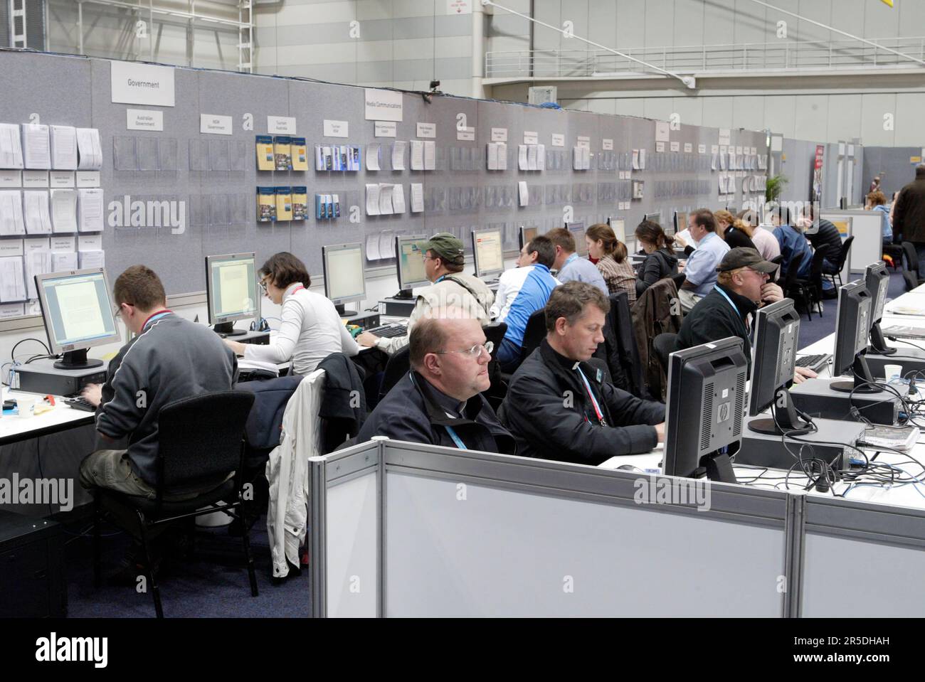 The International Media Centre for World Youth Day reporting at the ...