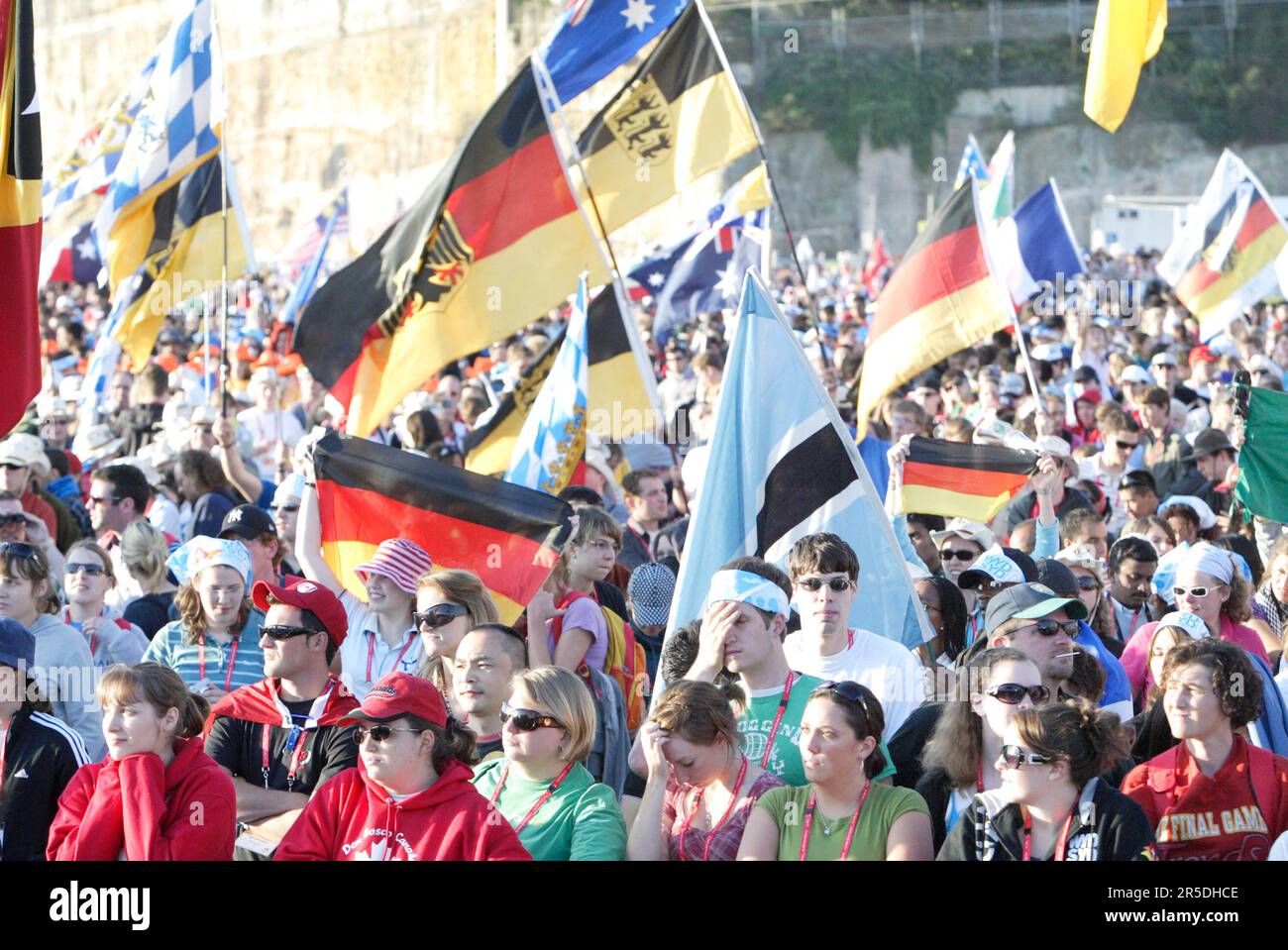 The Opening Mass of World Youth Day 2008 is celebrated by Cardinal ...