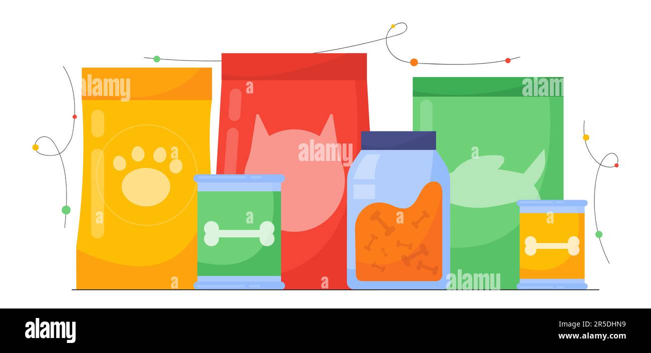 Animal feed concept Stock Vector Image & Art - Alamy