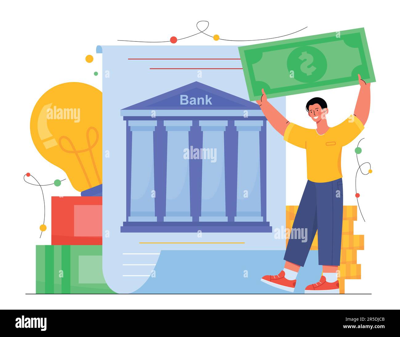 Receiving government support Stock Vector Images - Alamy