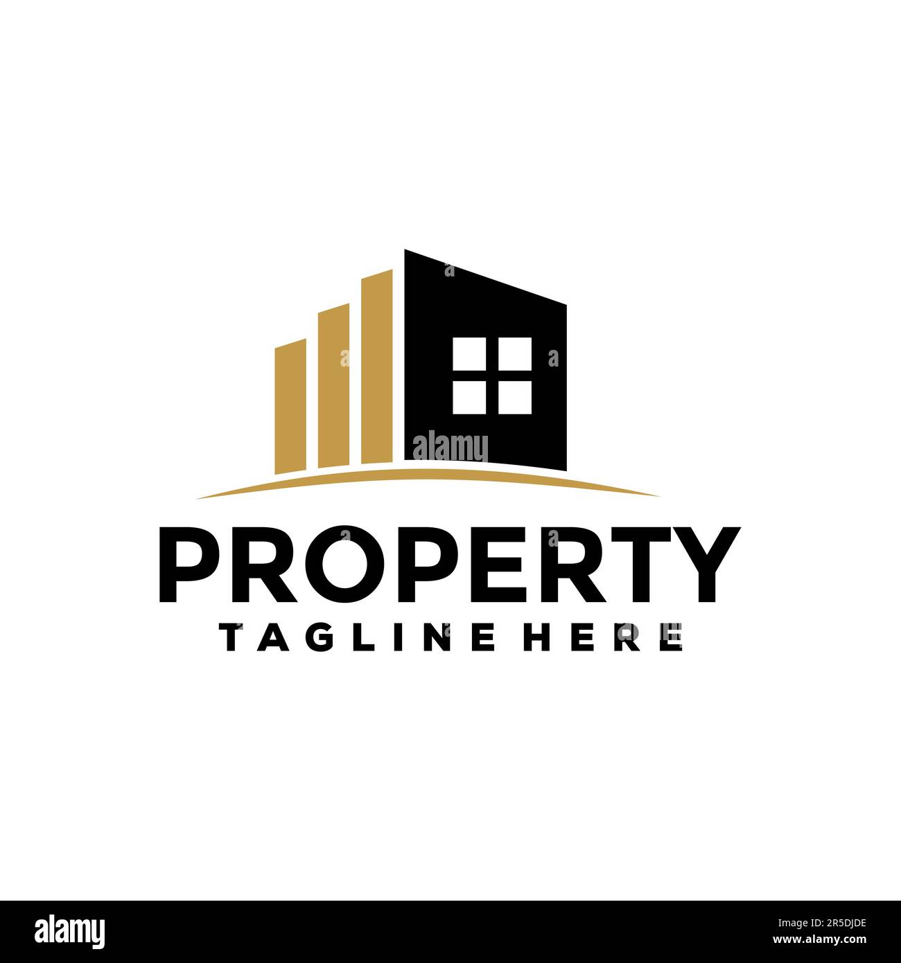 PROPERTY LOGO DESIGN CONCEPT Stock Vector Image & Art - Alamy