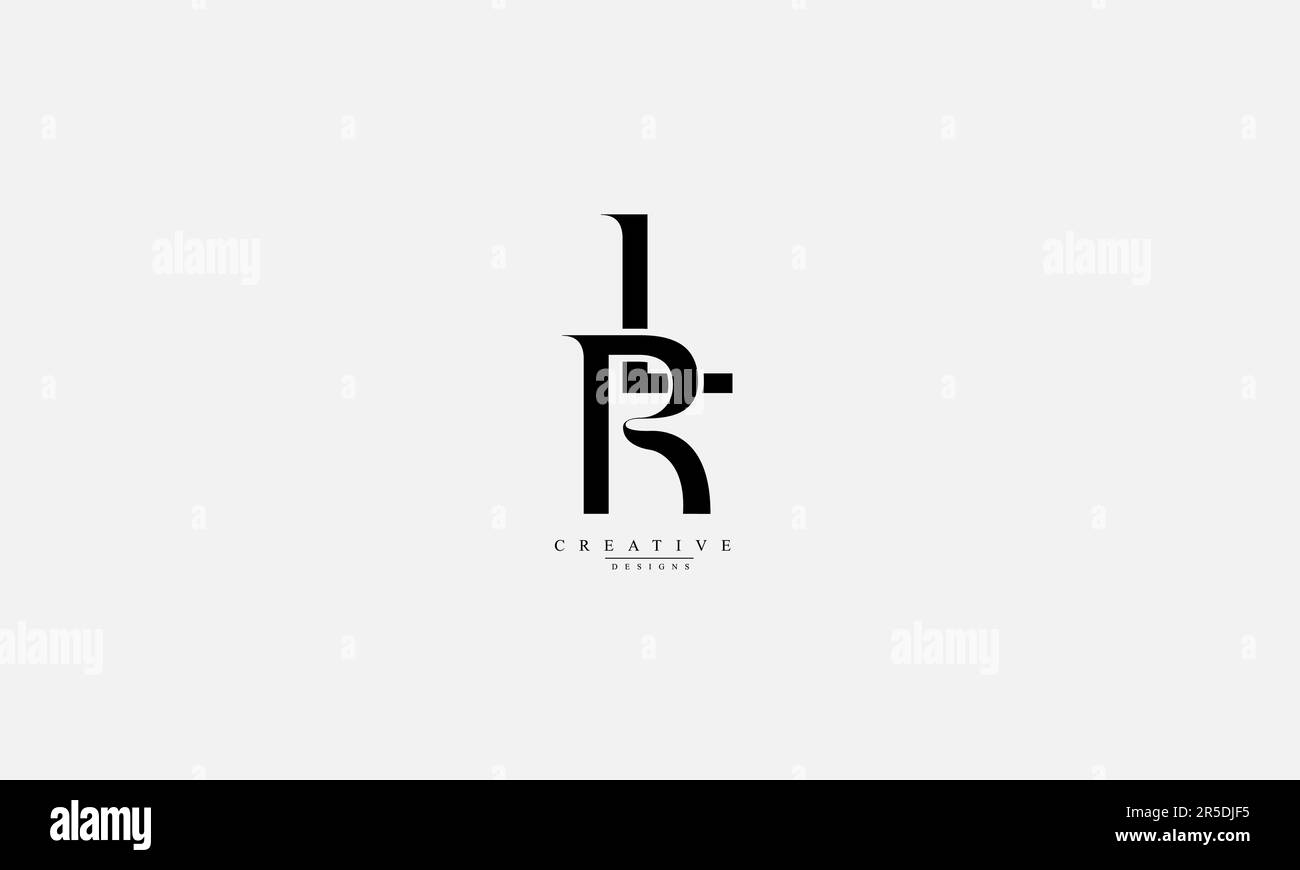 Alphabet letters Initials Monogram logo RL LR R L Stock Vector Image ...