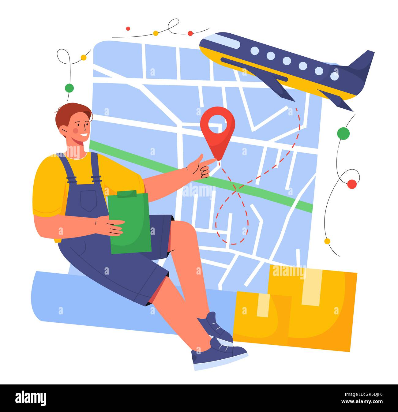 Concept of logistics Stock Vector Image & Art - Alamy