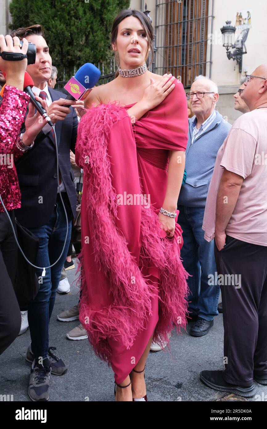 Madrid, Spain. 02nd June, 2023. Laura Matamoros attends the wedding ...