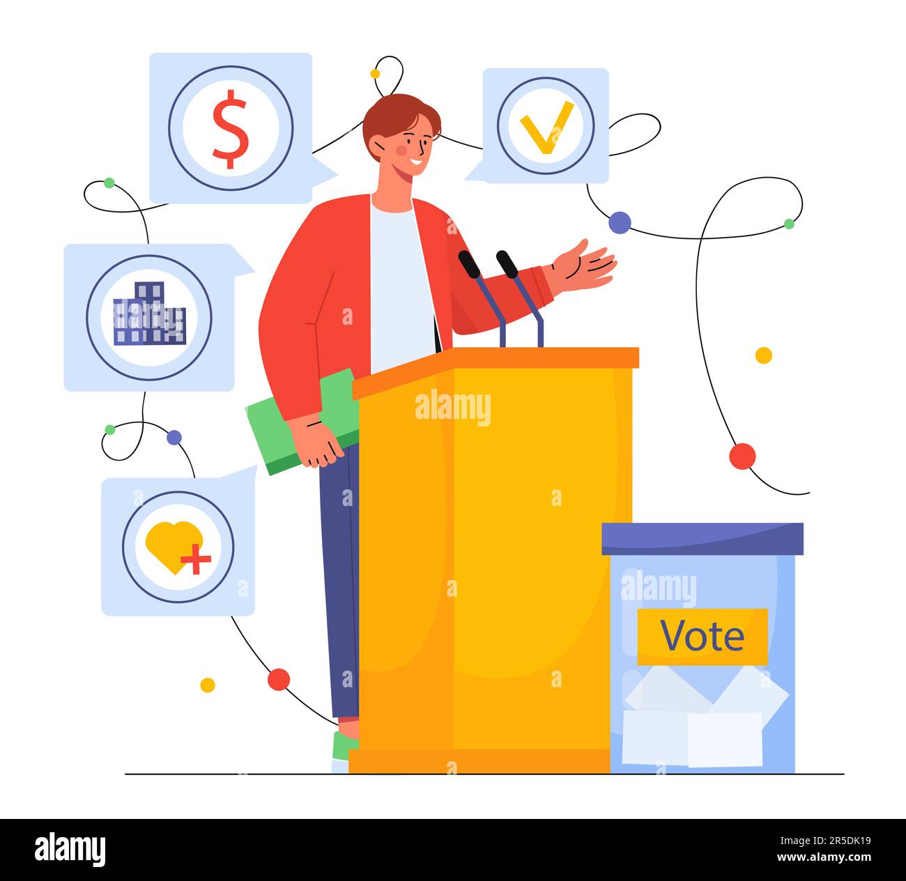 Political program concept Stock Vector Image & Art - Alamy Political program concept Stock Vector Image & Art - Alamy