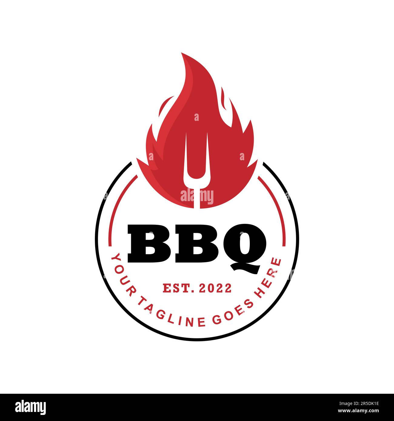 Bbq Logo Template Design Creative Stock Vector Image And Art Alamy