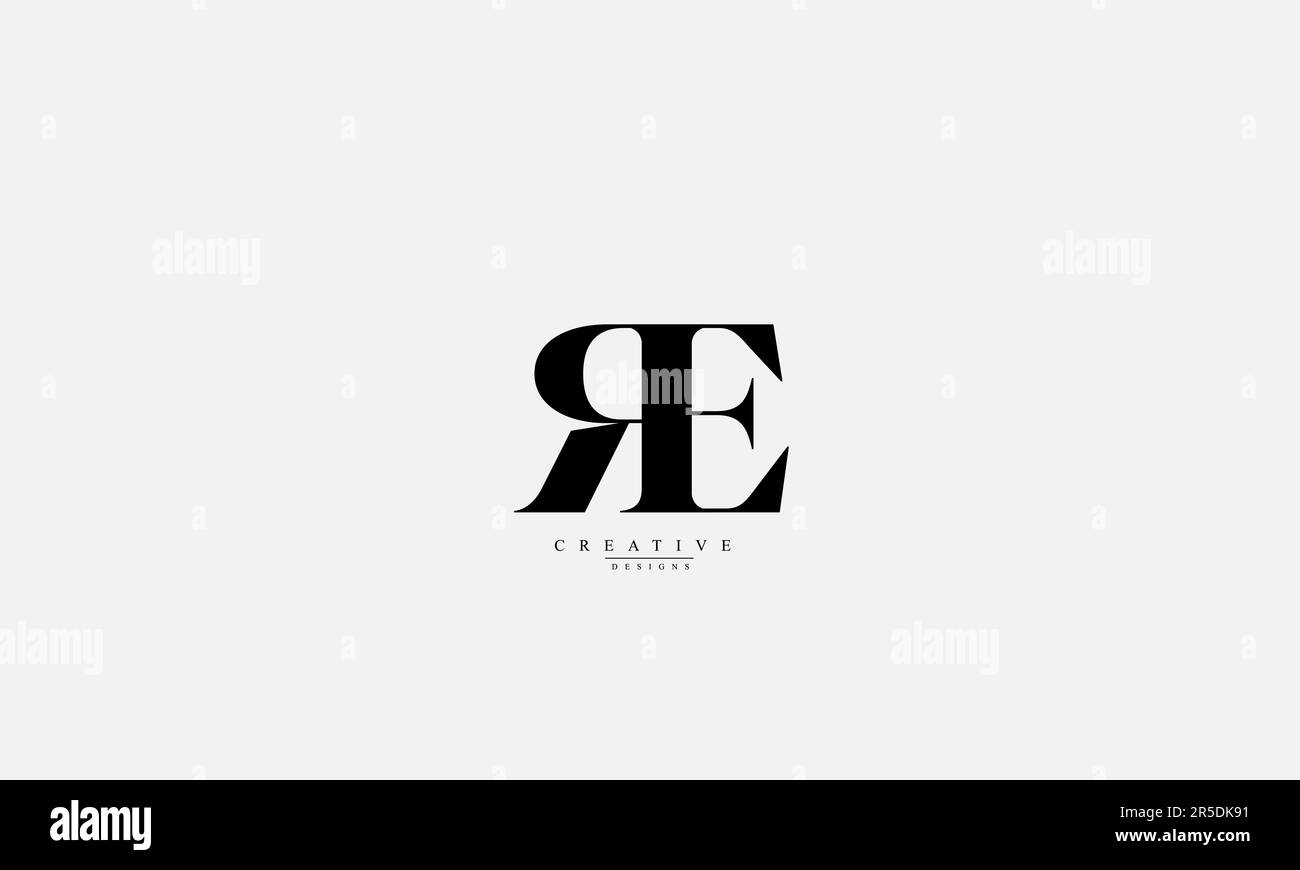 Alphabet letters initials monogram logo hi-res stock photography and ...
