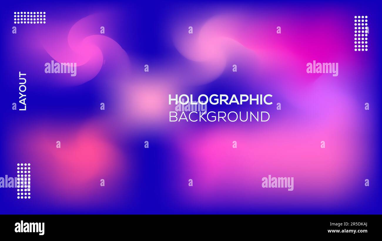 multi color texture holographic background blur 4k vector elegant ...