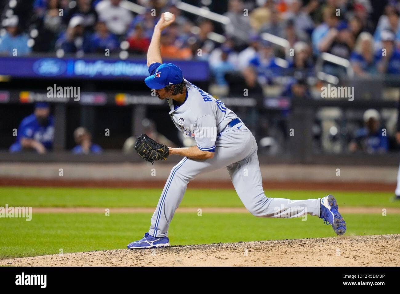 Toronto Blue Jays' Jordan Romano pitches during the ninth inning of the ...
