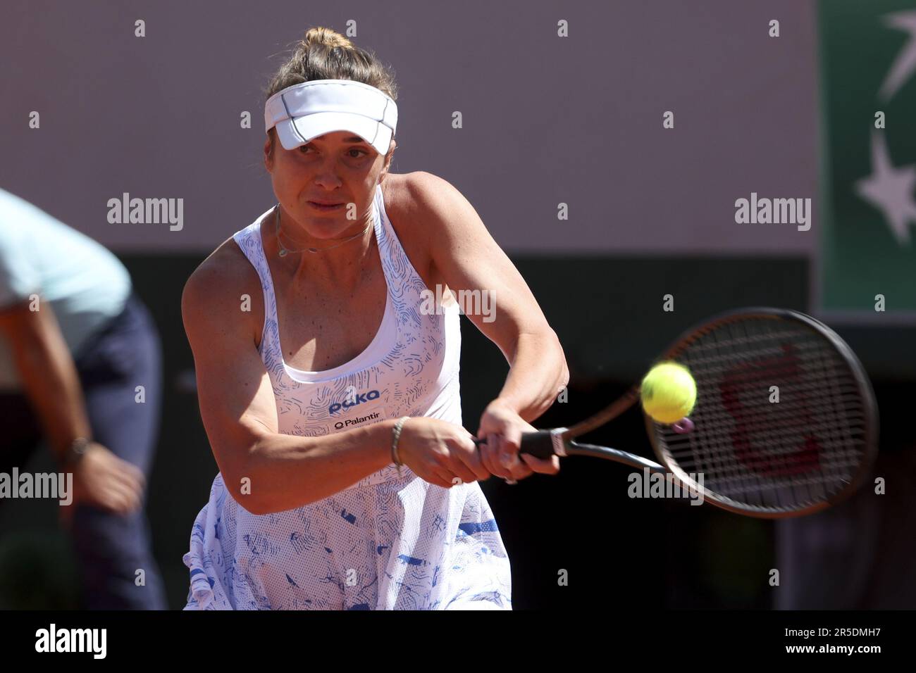 Elena Svitolina of Ukraine during day 6 of the 2023 French Open, Roland ...