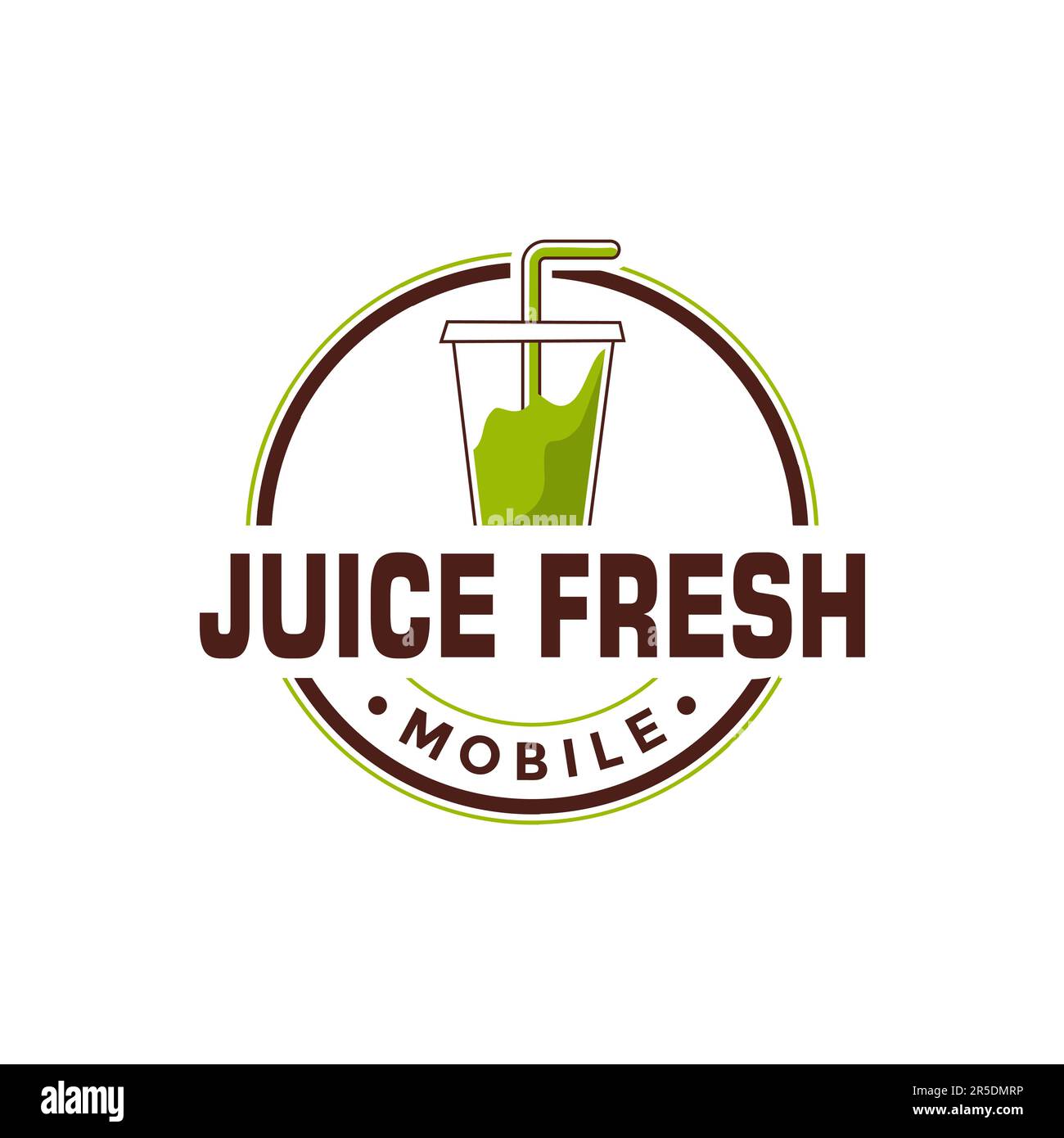 Juice healthy fresh Logo Template Design Creative idea Stock Vector ...