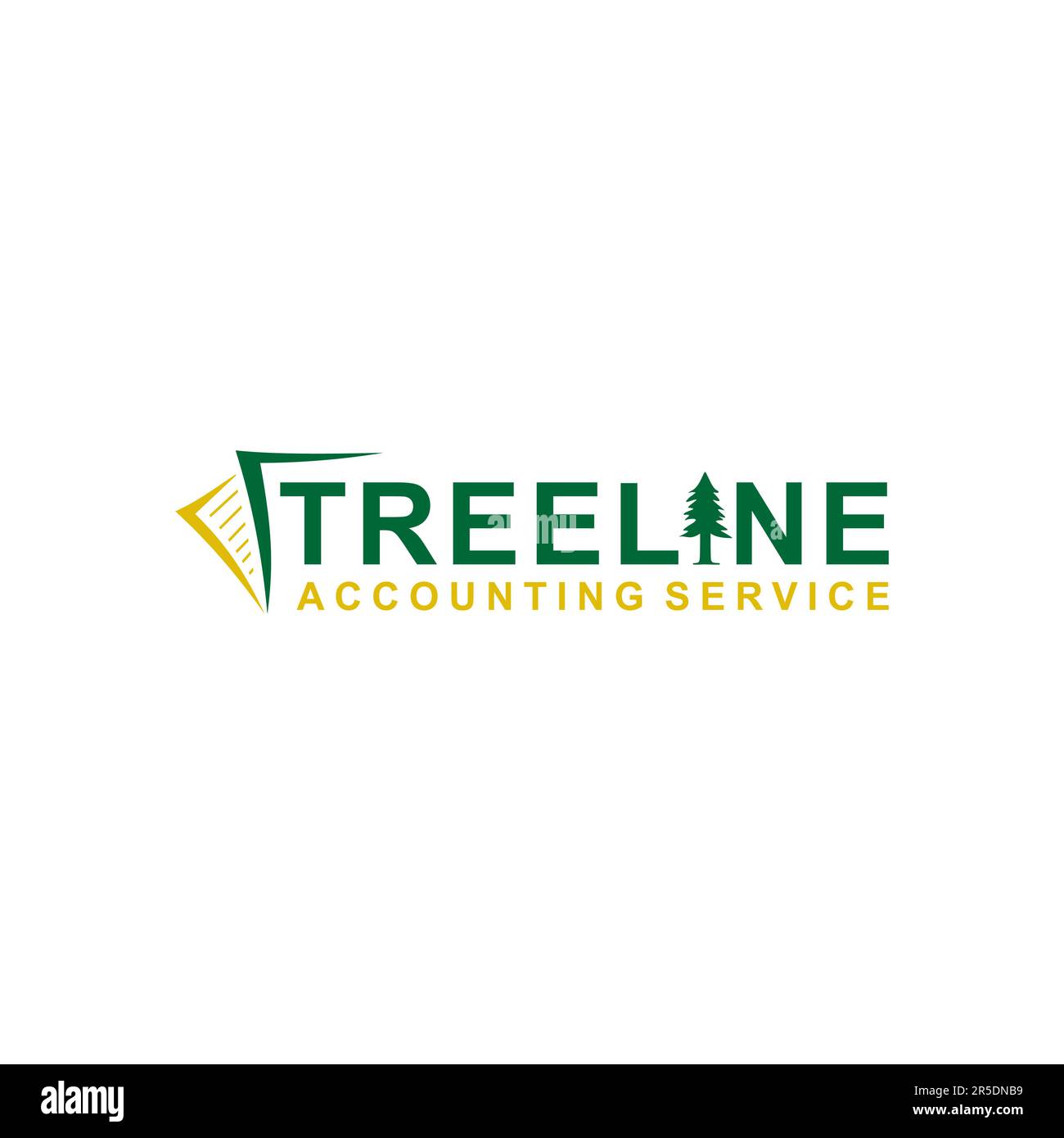 Tree line Logo Template Design Creative idea Stock Vector Image & Art ...