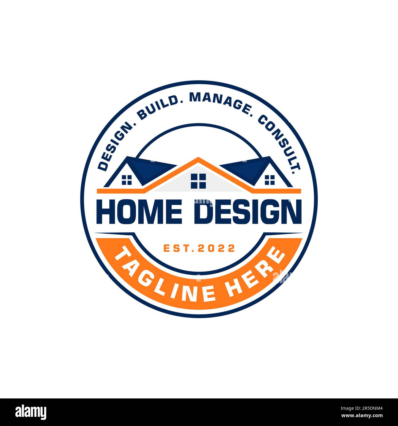 Home Build or Real estate Logo Template Design Creative idea Stock ...
