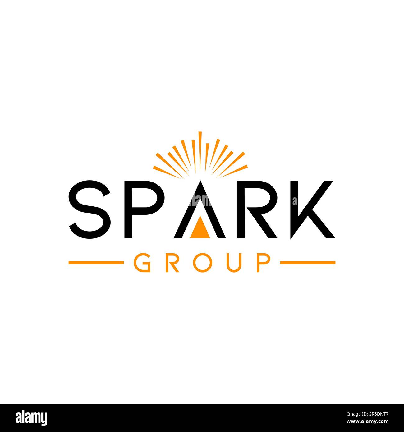 Spark Logo Template Design Creative idea Stock Vector Image & Art - Alamy