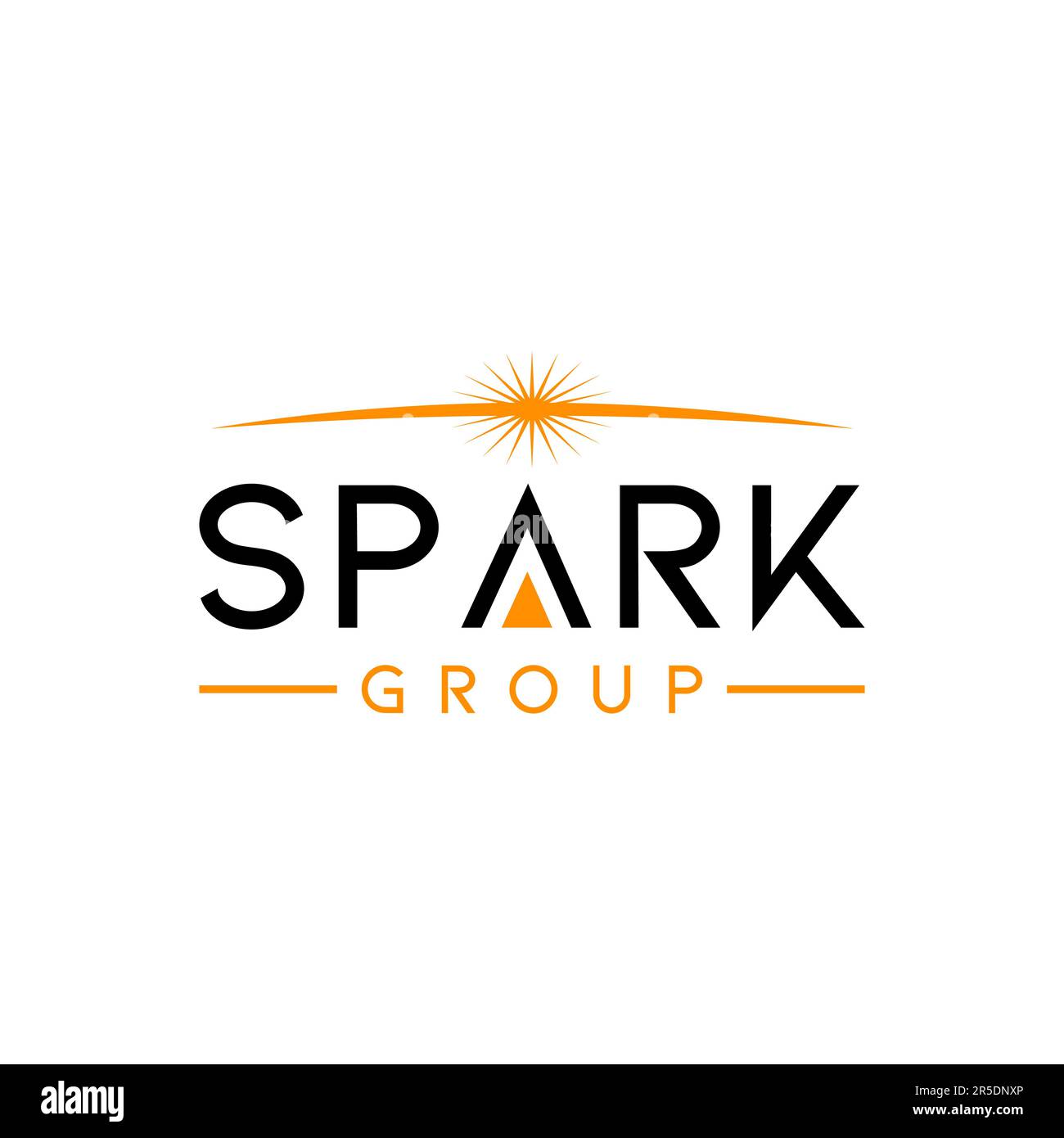 Spark Logo Template Design Creative idea Stock Vector Image & Art - Alamy