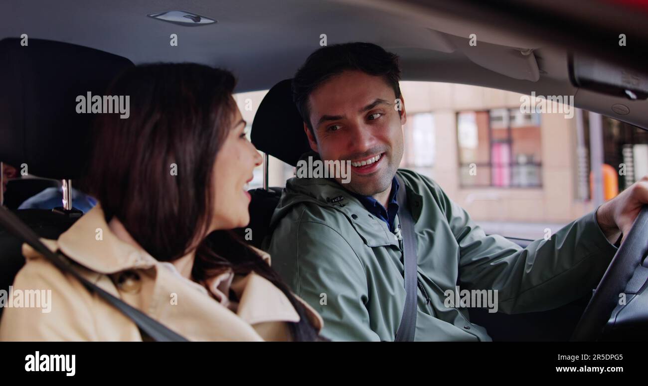 Carpool Ride Sharing. People Using Car Share Stock Photo - Alamy