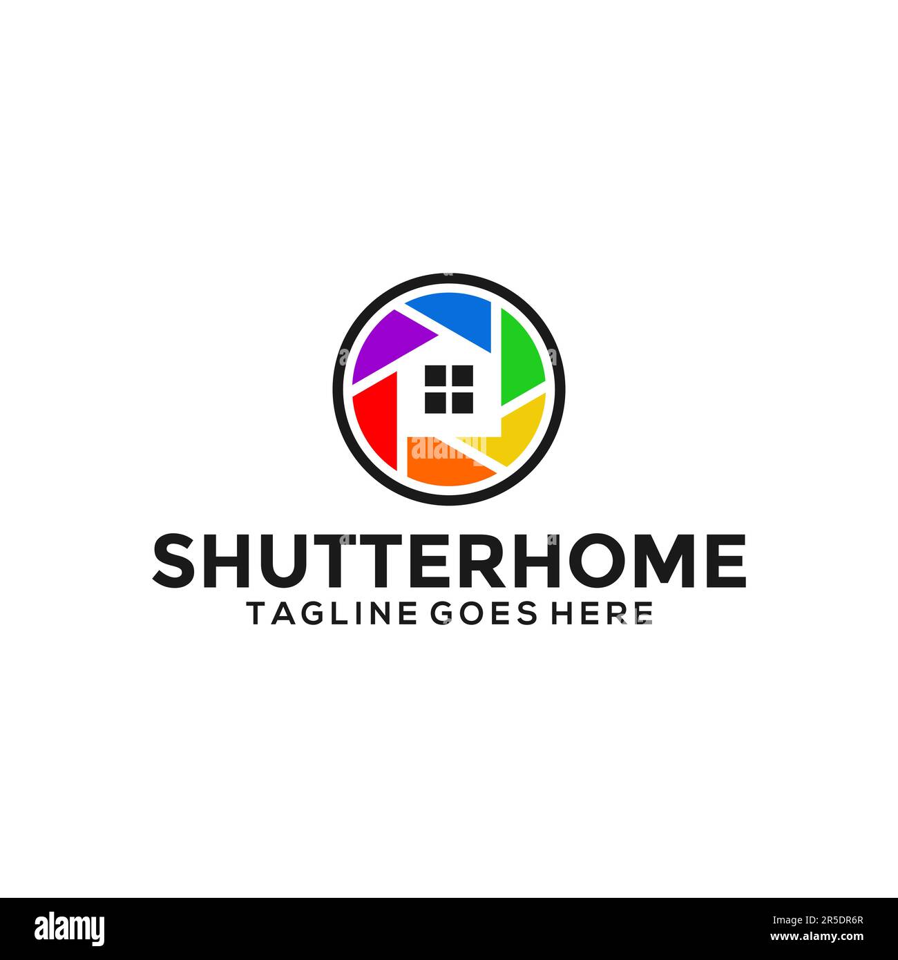 Home Build or Real estate Logo Template Design Creative idea Stock ...