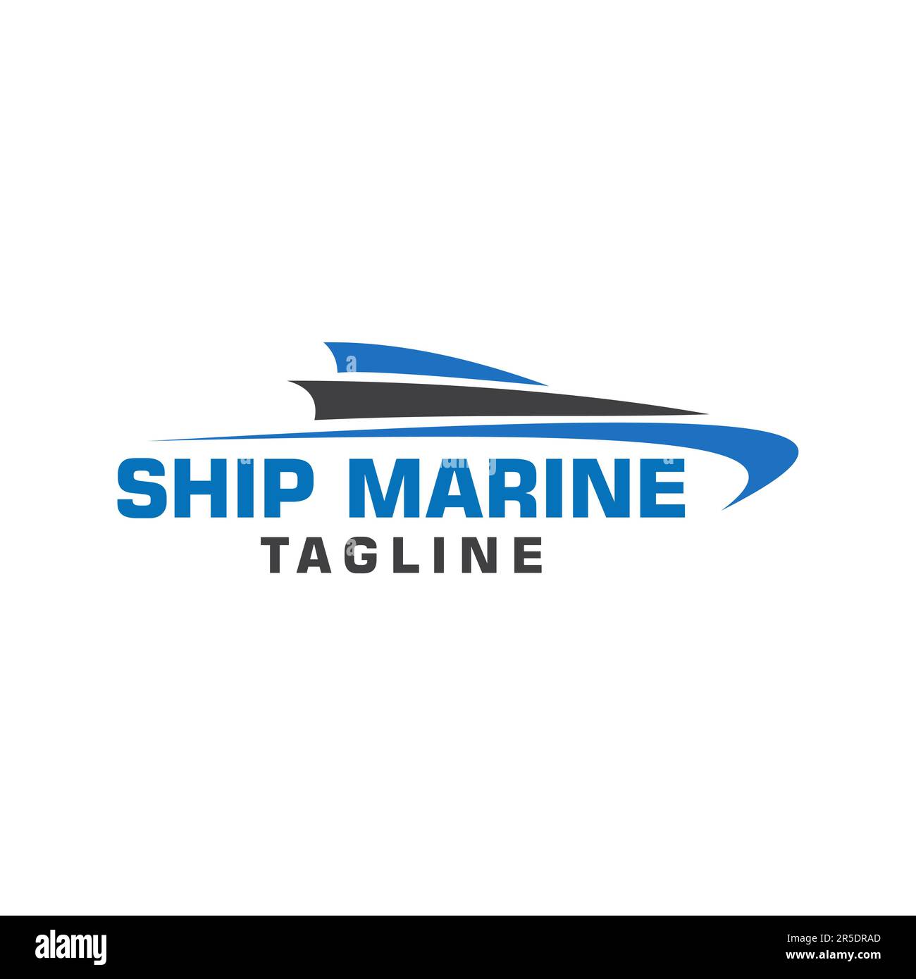 Ship Line Logo Template Design Creative Idea Stock Vector Image And Art Alamy