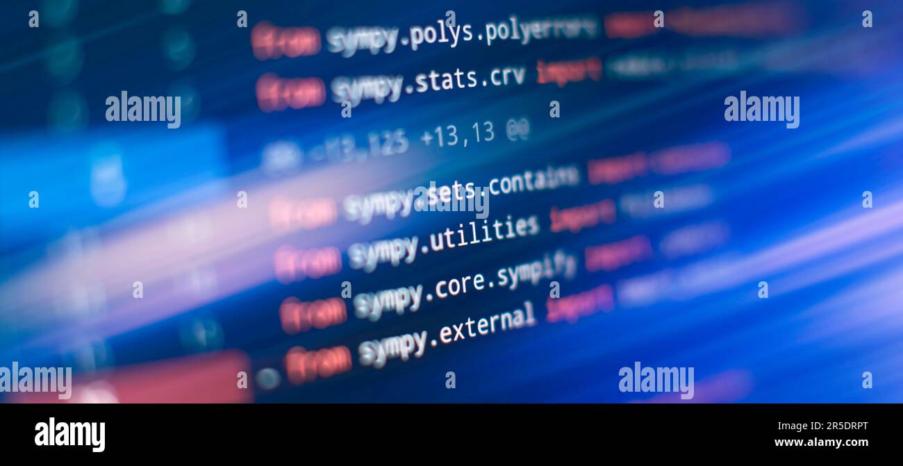 Abstract IT technology background. Software source Stock Photo - Alamy