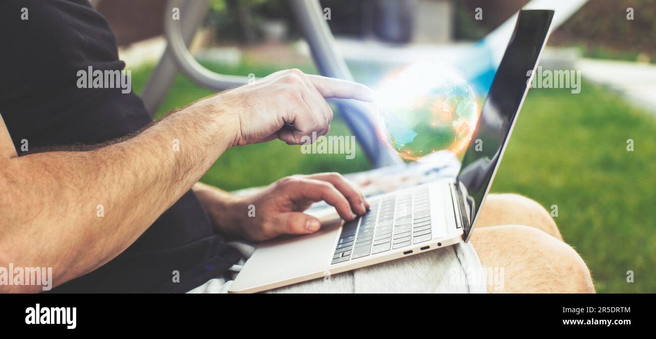 Tech driven interaction hi-res stock photography and images - Alamy