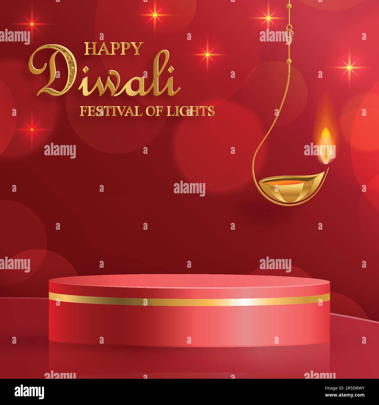 3d Podium round stage style, for Diwali, Deepavali or Dipavali, the ...
