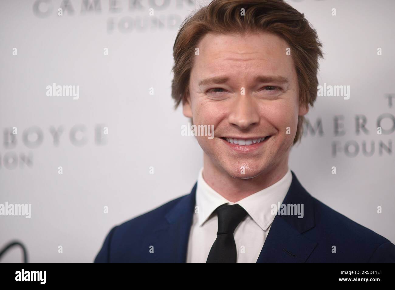 Calum Worthy arrives at the 2nd annual Cameron Boyce Foundation Gala on ...