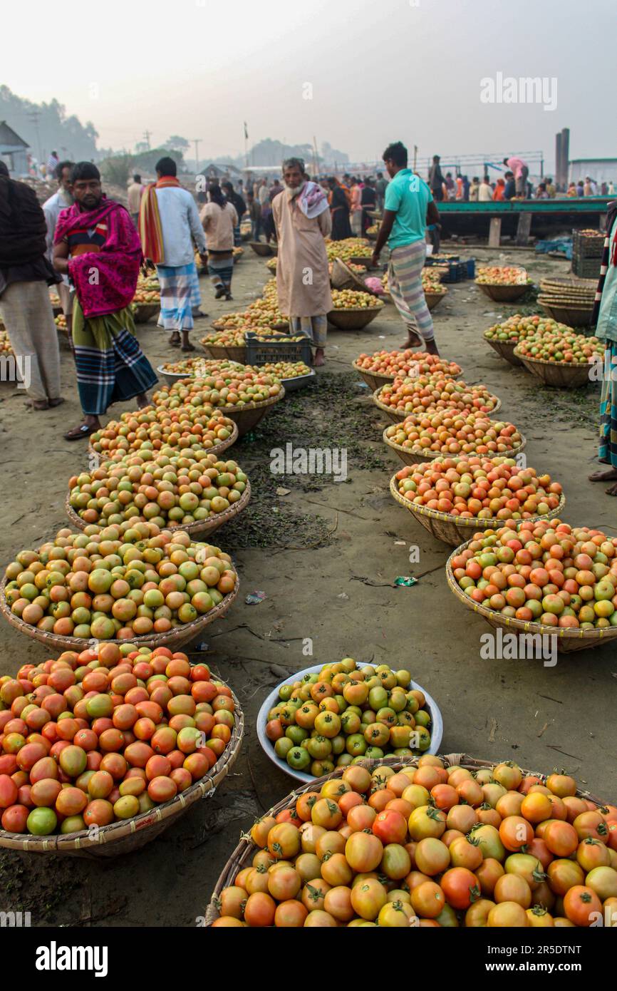 Village Vegetable Market Stock Photo - Alamy