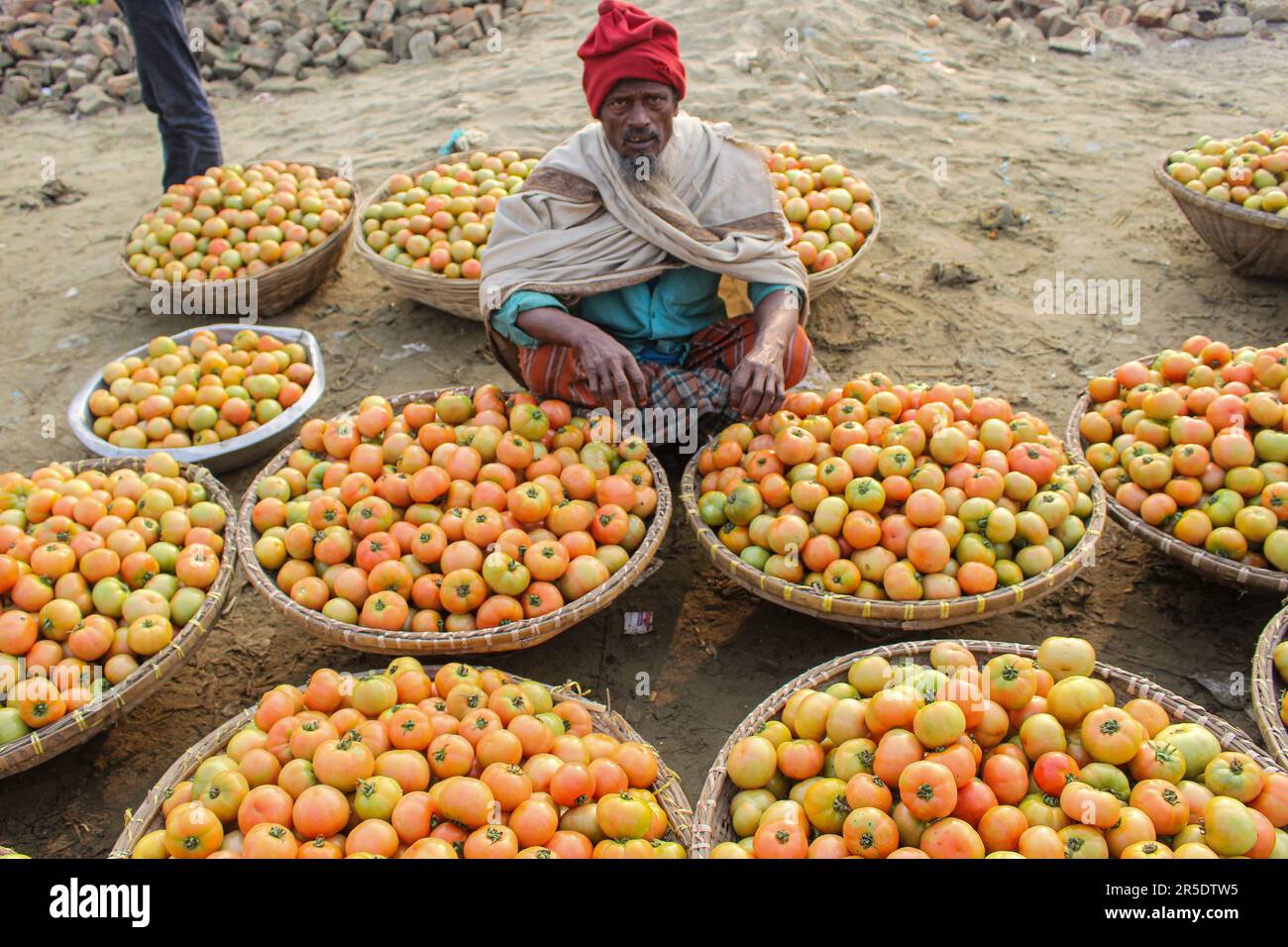 Village Vegetable Market Stock Photo - Alamy