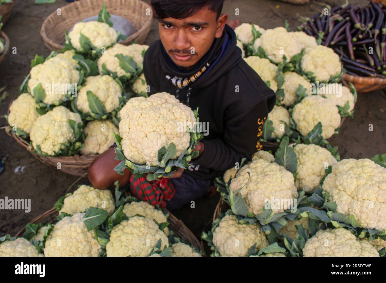 Village Vegetable Market Stock Photo - Alamy