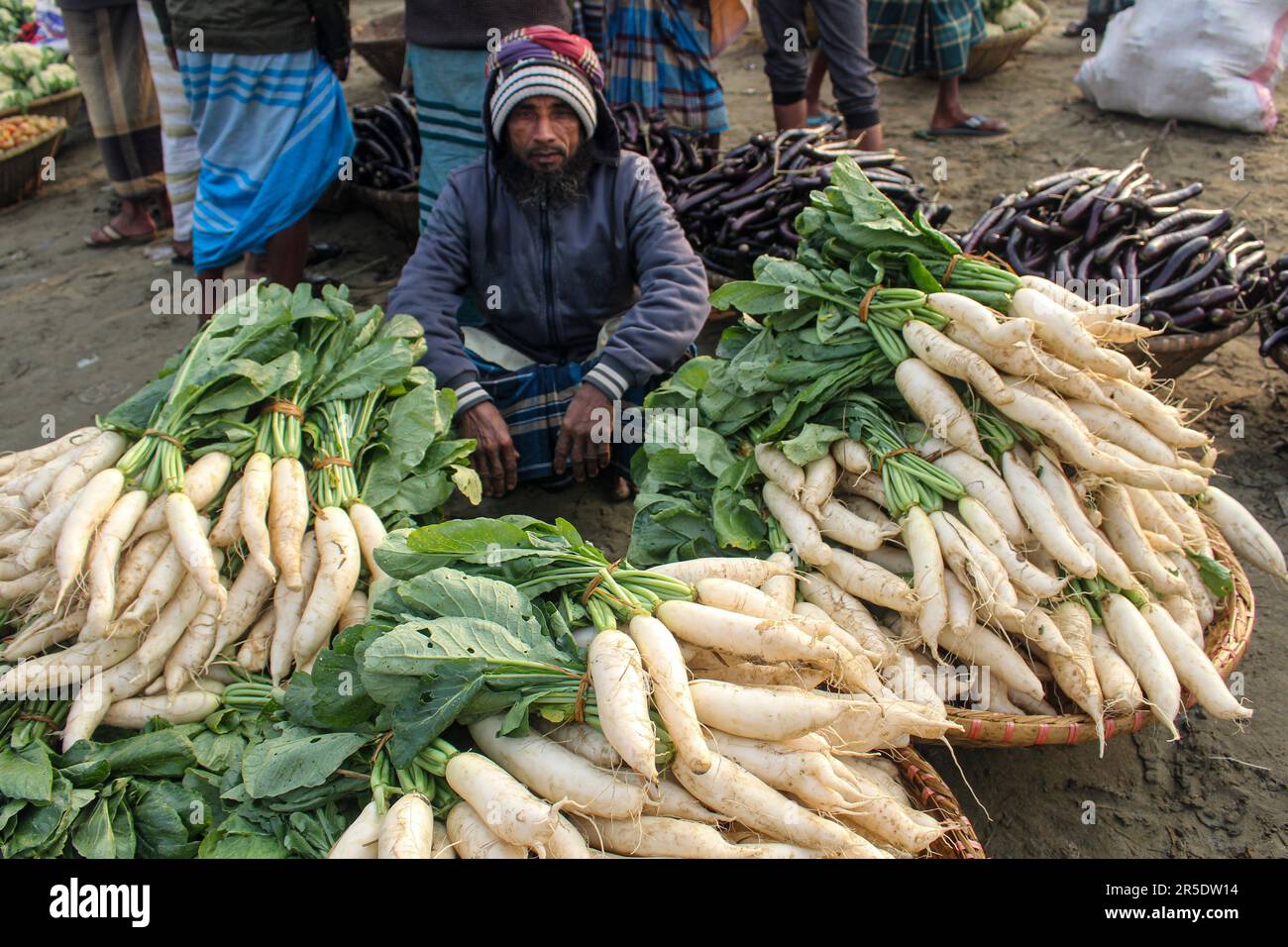 Village Vegetable Market Stock Photo - Alamy